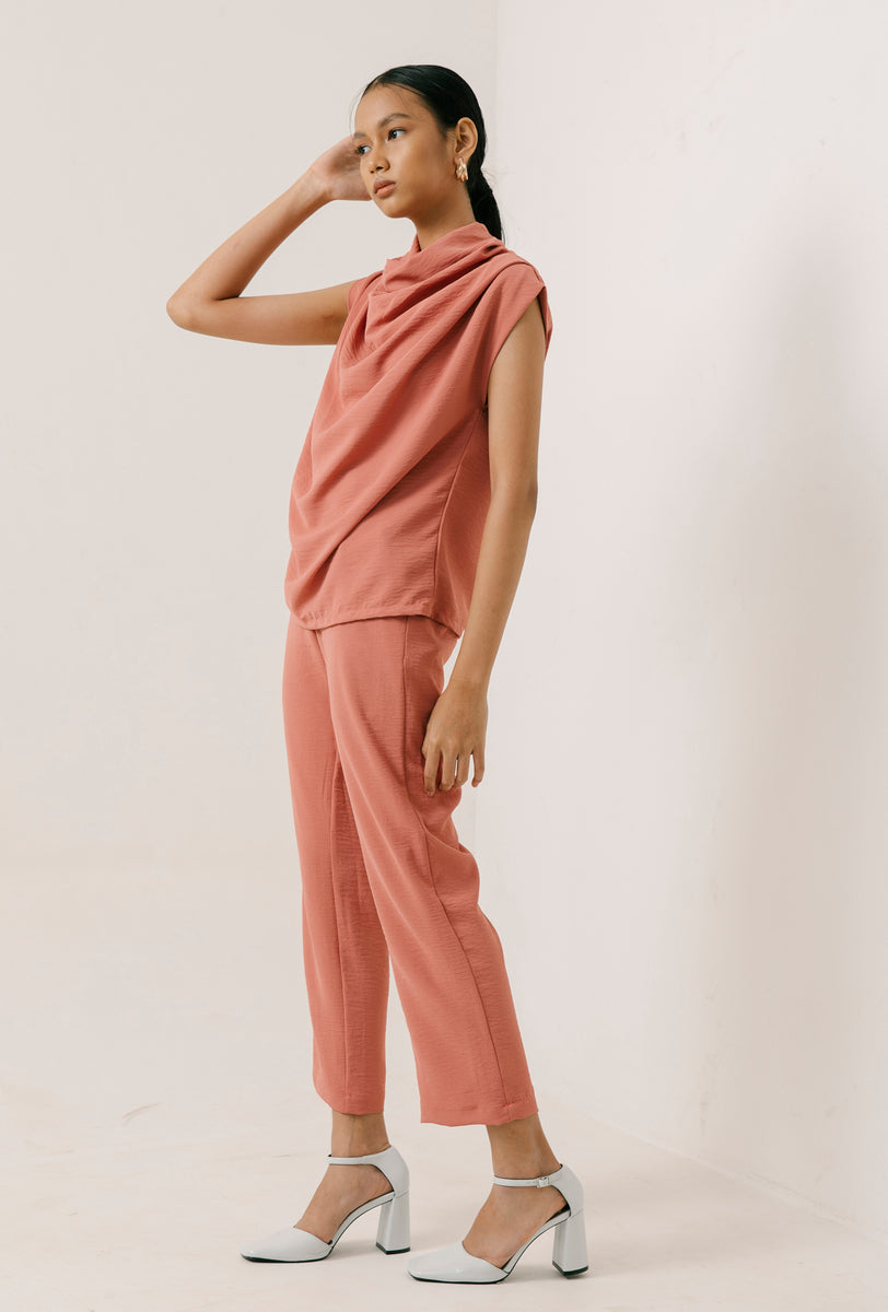 Cannes Top- Brick Peach – LEXI + LOU